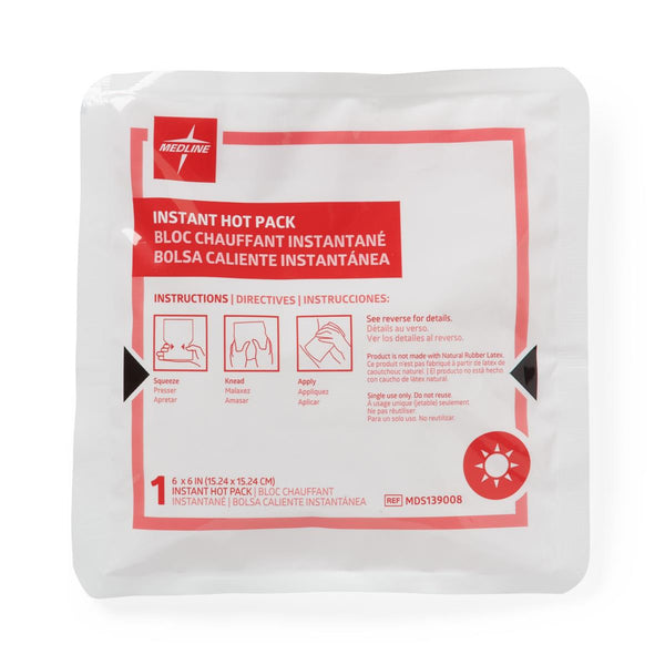 Medline High-Performance Instant Hot Packs 6X6 in – RIO Medical Supplies